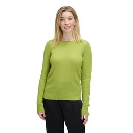 Betty Barclay Damen Strickpullover "Damen mit Rundhalsausschnitt"fresh moss, Basic, Gr. 36, Strick, Obermaterial: 100% Kaschmir, Pullover