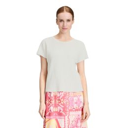 Betty Barclay Damen Kurzarmshirt "Damen mit U-Boot-Ausschnitt", wei&szlig;, Gr. 36, Obermaterial: 97% Polyester, 3% Elasthan, Shirts, Material