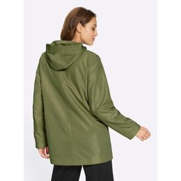 Inspirationen Damen Outdoorjacke, gr&uuml;n, Gr. 38, unifarben, 100% Polyester, Jacken