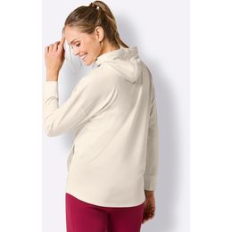 Catamaran Damen Langarmshirt "Freizeitshirt", beige, Gr. 36, unifarben, 100% Polyester, Shirts