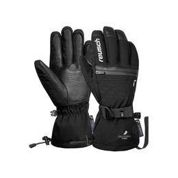 Reusch Damen Skihandschuhe "Lando R-TEX XT"schwarz, silberfarben, Gr. 9,5, unifarben, 80% Polyester, 10% Lederimitat, Handschuhe, mit wasserdichter,