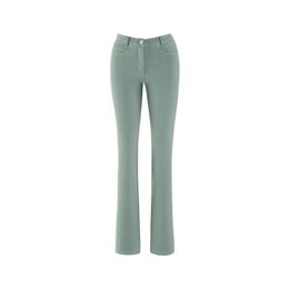 Madeleine Mode MADELEINE Damen Regular-fit-Jeans "Denimhose Schmale Jeans im Five-Pocket-Style", gr&uuml;n, Modern, Gr. 40, Obermaterial: 95% Baumwolle CO. 5% Elasthan