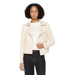 Cartoon Damen Jackenblazer "Damen mit offenem Saum"beige, Gr. 36, Obermaterial: 90% Polyester, 10% Elasthan, Blazer
