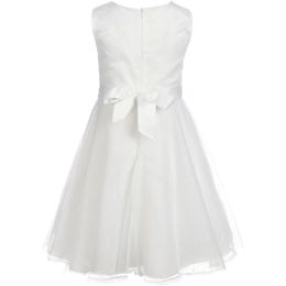 happy girls M&auml;dchen T&uuml;llkleid "tulle dress with flowers", beige, Gr. 122, unifarben, Jersey, Obermaterial: 100% Polyester, Kleider