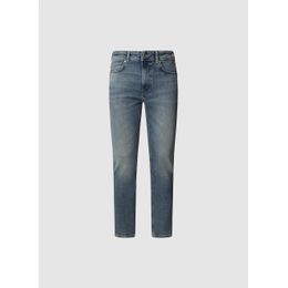 Pepe Jeans Damen Tapered-fit-Jeans "STANLEY", blau, Gr. 30, Denim/Jeans, Obermaterial: 98% Baumwolle, 2% Elasthan, Jeans, Ziern&auml;hte an den
