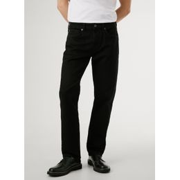 Pepe Jeans Herren Straight-Jeans "CASH"clean deep schwarz, Gr. 30, Denim/Jeans, Obermaterial: 98% Baumwolle, 2% Elasthan, Jeans, im 5-Pocket-Stil