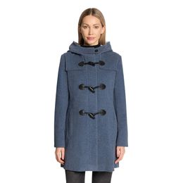 Gil Bret Damen Outdoorjacke "Damen mit Kapuze", blau, Gr. 42, Obermaterial: 75% Wolle, 20% Polyamid, 5% Kaschmir; Besatz: 75% Wolle, 20% Polyamid, 5%