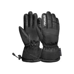 Reusch M&auml;dchen Skihandschuhe "Charlie R-TEX XT Junior"schwarz, wei&szlig;, Gr. 4, unifarben, 87% Polyester, 13% Polyurethan, Handschuhe, mit wasserdichter,