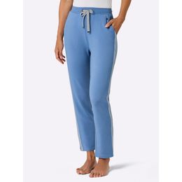 Damen Stretch-Hose, CREATION L PREMIUM, Gr. 40, blau, 60% Modal, 34% Viskose, 6% Elasthan, unifarben, Hosen