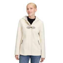 AMBER & JUNE AMBER & JUNE Damen Winterjacke "Damen mit Kapuze", beige, Gr. 44, Obermaterial: 100% Polyester; Besatz: 50% Polyacryl, 25% Polyester, 20% Wolle, 5%