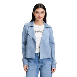 Cartoon Damen Jackenblazer "Damen mit Taschen", blau, Gr. 44, Obermaterial: 90% Polyester, 10% Elasthan, Blazer