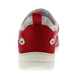 Reflexan Damen Slipper, Gr. 42, rot, Glattleder, Nubukleder, Veloursleder, Schuhe