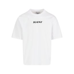 Karl Kani Damen T-Shirt "Karl Kani Retro Patch Print T-Shirt"wei&szlig;, Gr. M, bedruckt, 100% Baumwolle, Shirts