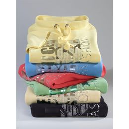 Sweatshirt Inspirationen, Damen, Gr. 36, zitrone, 50% Modal, 44% Polyester, 6% Elasthan, unifarben, Sweatshirts Sweatshirt