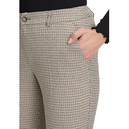 Cartoon Damen Stoffhose "Damen mit B&uuml;gelfalte", beige, Gr. 44, Obermaterial: 65% Polyester, 32% Viskose, 3% Elasthan, Hosen