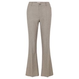 Stoffhose Cartoon "Damen mit B&uuml;gelfalte", Damen, Gr. 36, Normalgr&ouml;&szlig;en, beige (beige, ros&eacute;), Obermaterial: 65% Polyester, 32% Viskose, 3% Elasthan, ausgestellt lang, Hosen Stoffhose