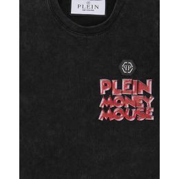 Philipp Plein Herren T-Shirt "Money", schwarz, Gr. 6, Obermaterial: 100% Baumwolle, Shirts