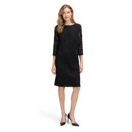 Betty Barclay Damen Etuikleid "Damen mit 3/4 Arm", schwarz, Gr. 36, Obermaterial: 92% Polyamid, 08% Elasthan; Futter: 100% Polyester, Kleider