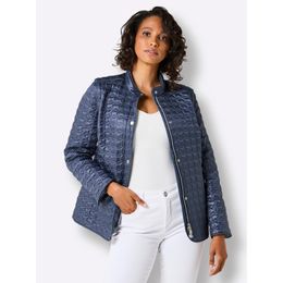 Damen Daunenjacke, blau, Gr. 40, CREATION L PREMIUM, unifarben, 55% Polyester, 45% Polyamid, Wattierung:90% Daunen, 10% Federn, Jacken