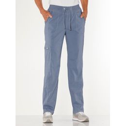 Casual Looks Damen Schlupfhosetaubenblau, Gr. 19, unifarben, 98% Baumwolle, 2% Elasthan, Hosen