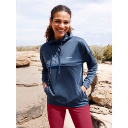 Catamaran Damen Langarmshirt "Freizeitshirt", blau, Gr. 40, unifarben, 100% Polyester, Shirts