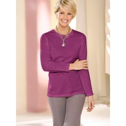 Classic Basics Damen Langarmshirt "Shirt", pink, Gr. 54, unifarben, 100% Baumwolle, Shirts