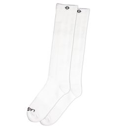 LASSO GEAR Kinder Tennissocken "Lasso Gear LASSO OTC Knee High Compression Socks White", Gr. Lweiß, 62% Polyamid, 29% Polyester, 9% Elasthan, Socken
