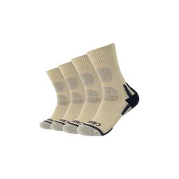 Camano Damen Wandersocken "Function", Gr. 43, grau, Materialmix, unifarben, Socken, mit Fu&szlig;gew&ouml;lbe-St&uuml;tze