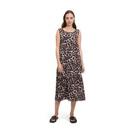 BETTY & CO BETTY & CO Damen Sommerkleid "Damen im Leo-Look", braun, Gr. 36, Obermaterial: 100% Viskose, Kleider, Druck