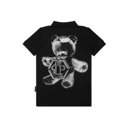 Philipp Plein Herren Poloshirt "Teddy", schwarz, Gr. 8, Obermaterial: 100% Baumwolle, Shirts