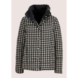Madeleine Mode MADELEINE Damen Kurzjacke "Wendejacke Modische Jacke mit doppeltem Design", schwarz, Gr. 36, Obermaterial: 100% Polyester PES., Jacken