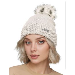 Neverless Beanie 'Finnja' female Beige size Onesize