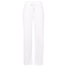 Hanro Pajama Pants 'Cotton Deluxe' female White size M
