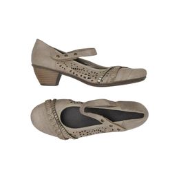 Rieker Pumps Damen Gr&ouml;&szlig;e 38 Second Hand beige