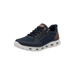 Rieker Sport Sneaker Herren Größe 46 navy / dunkelbraun