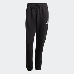 adidas Sportswear Sporthose Herren Gr&ouml;&szlig;e M schwarz / wei&szlig;