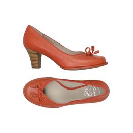 Clarks Pumps Damen Gr&ouml;&szlig;e 37.5 Second Hand orange