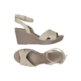 Crocs Sandalen Damen Gr&ouml;&szlig;e 40.5 Second Hand beige