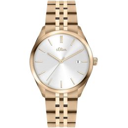 s.Oliver Uhr Damen Gr&ouml;&szlig;e One Size gold / silber