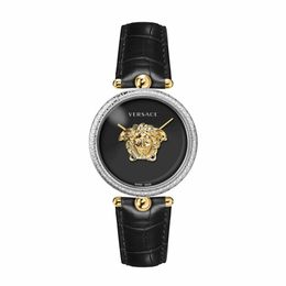 Versace Analoguhr 'Palazzo' Damen Gr&ouml;&szlig;e One Size gold / schwarz