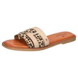 Mustang Pantolette Damen Gr&ouml;&szlig;e 37 creme / brokat / cappuccino / schwarz