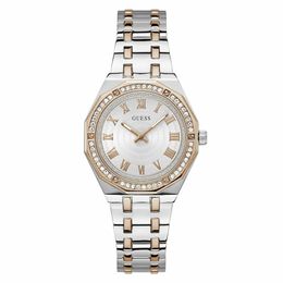 Guess Analoguhr Damen Gr&ouml;&szlig;e One Size gold / silber