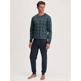 Calida Pyjama Herren Gr&ouml;&szlig;e S navy / gr&uuml;n