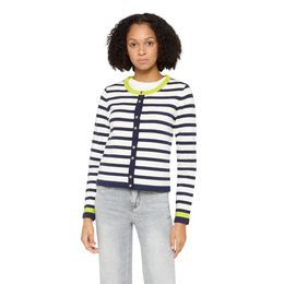 Cartoon Strickjacke Damen Gr&ouml;&szlig;e XS blau
