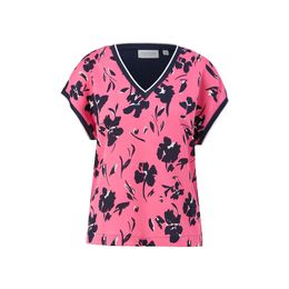 comma, comma casual identity Bluse Damen Gr&ouml;&szlig;e XS navy / pink / wei&szlig;