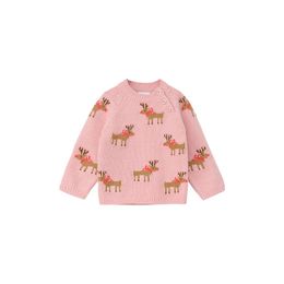 s.Oliver Pullover Jungen Größe 74 braun / pastellpink / hellrot