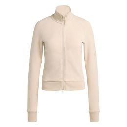 adidas Sportswear Sportsweatjacke 'Soft Lux' Damen Gr&ouml;&szlig;e M ecru