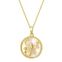 Hey Happiness Necklace 'Scorpio' female Gold size Onesize