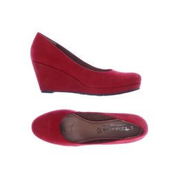 Tamaris Pumps Damen Gr&ouml;&szlig;e 41 Second Hand rot