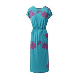 Quiosque Kleid Damen Gr&ouml;&szlig;e 56 blau / pink Winterkleid